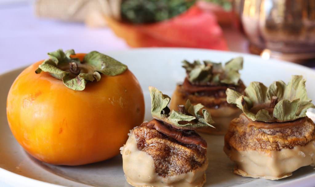 Fall Dessert Recipe: Dried Persimmons Dipped in Chocolate