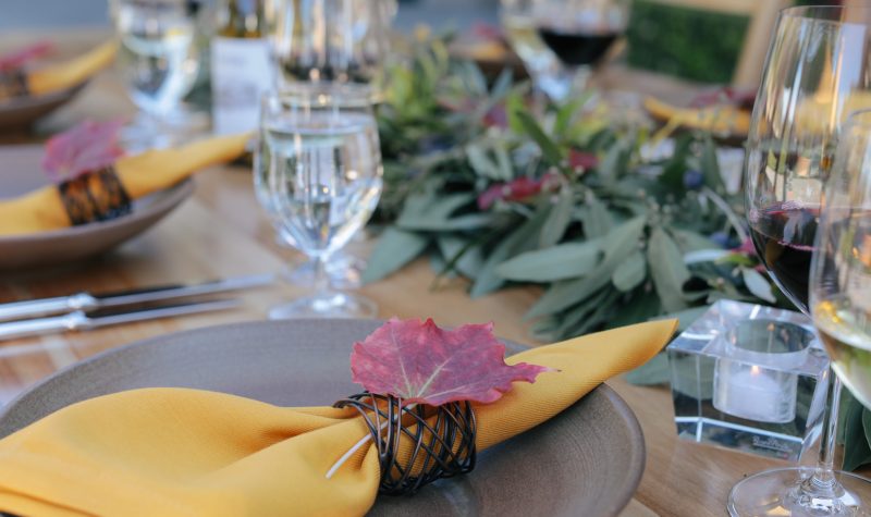 Thanksgiving and Fall Place Setting Ideas | Sonoma County